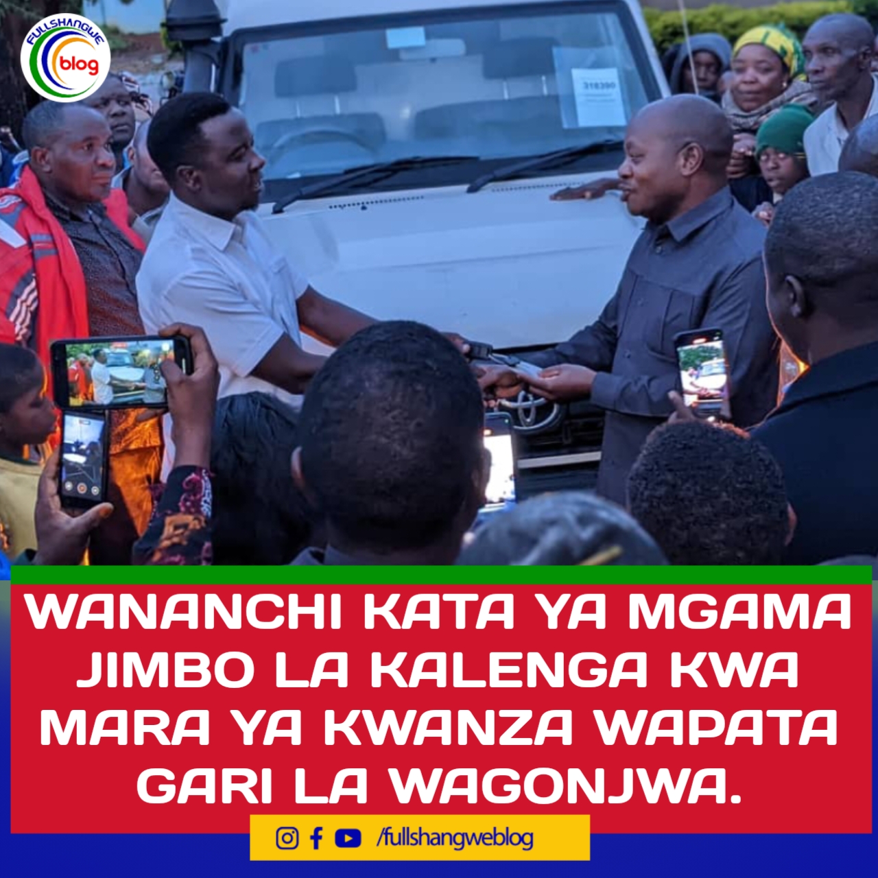 WANANCHI KATA YA MGAMA JIMBO LA KALENGA KWA MARA YA KWANZA WAPATA GARI ...