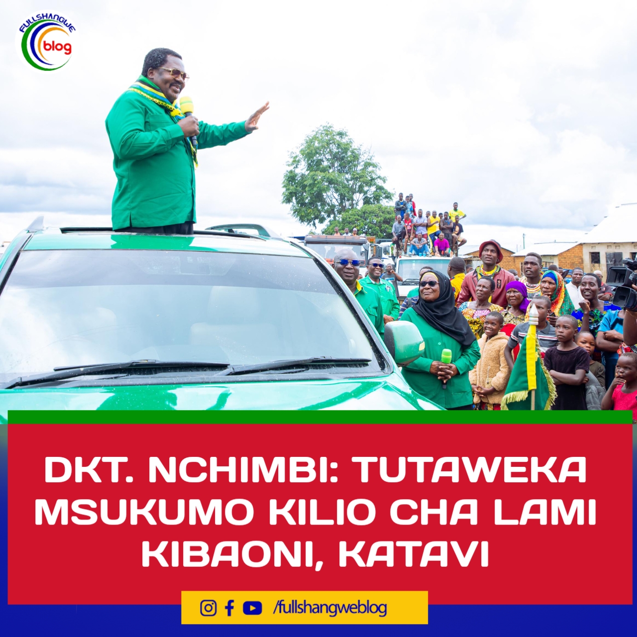 DKT. NCHIMBI: TUTAWEKA MSUKUMO KILIO CHA LAMI KIBAONI, KATAVI – Full ...