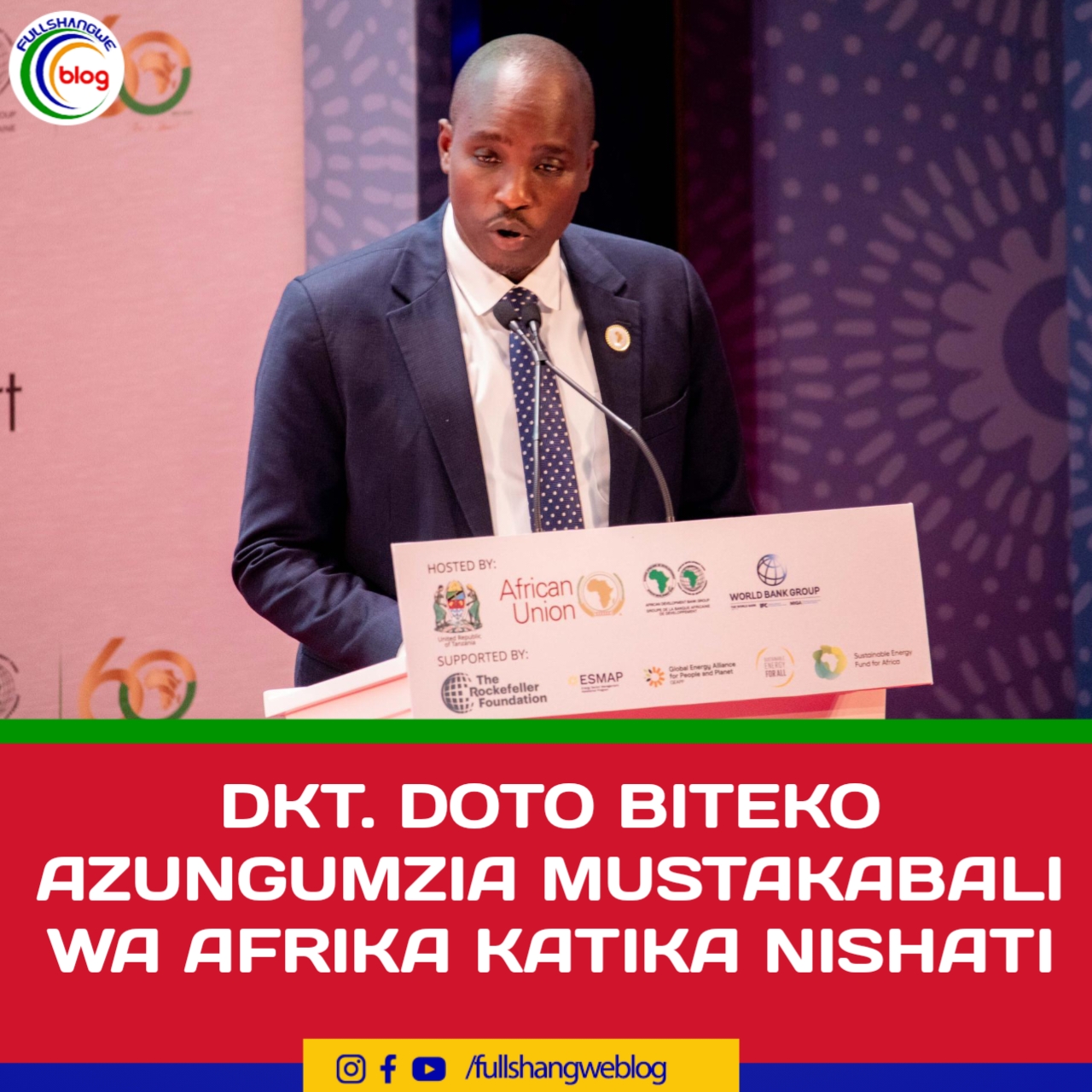 DKT. DOTO BITEKO AZUNGUMZIA MUSTAKABALI WA AFRIKA KATIKA NISHATI – Full ...
