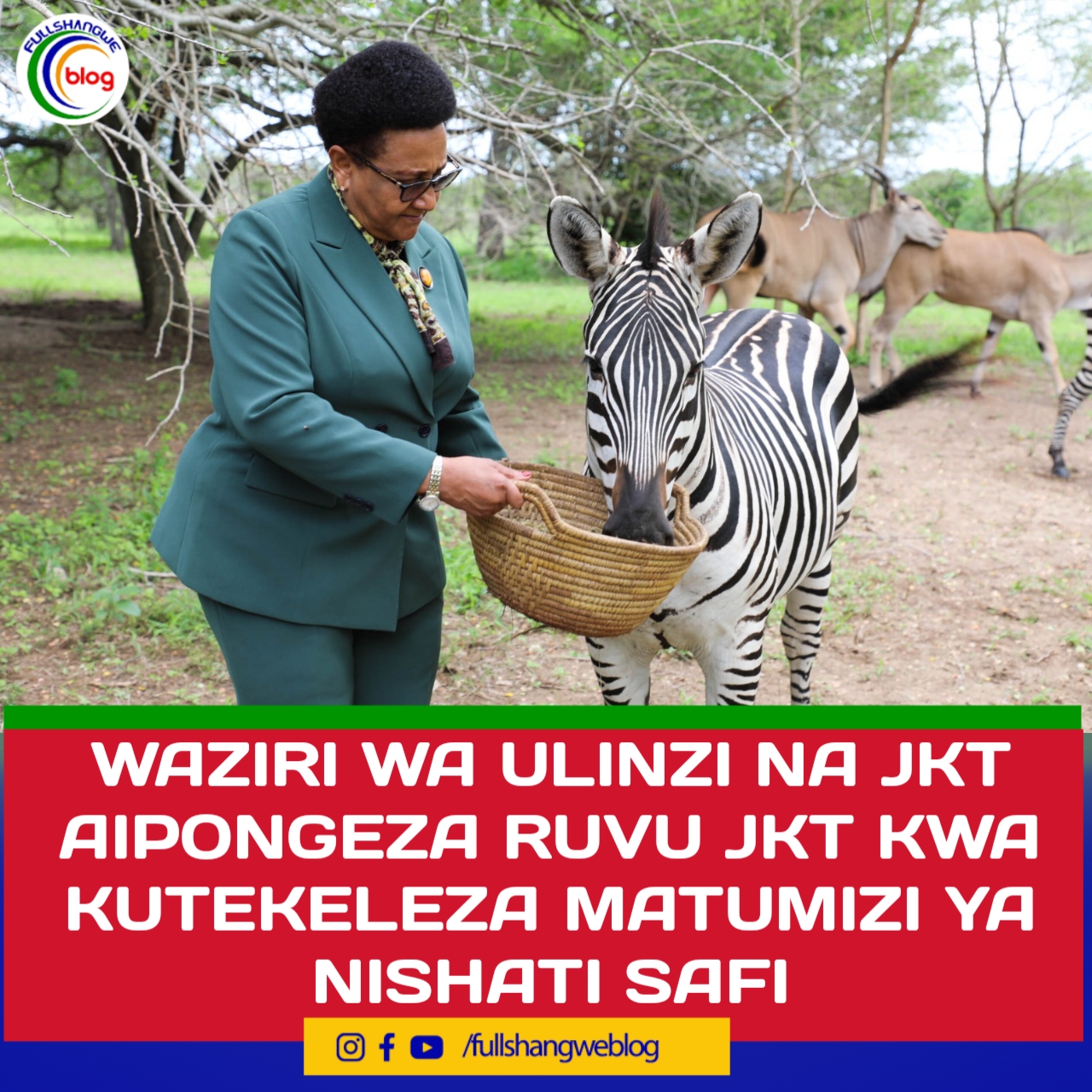 WAZIRI WA ULINZI NA JKT AIPONGEZA RUVU JKT KWA KUTEKELEZA MATUMIZI YA ...