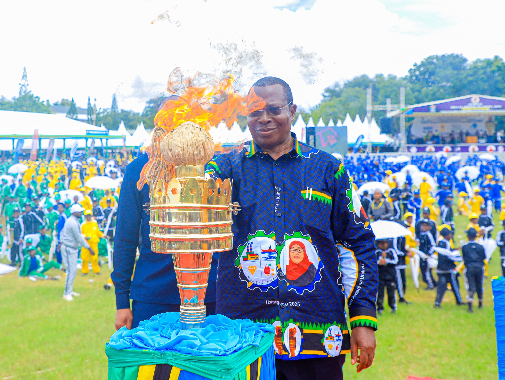 MAKAMU WA RAIS AZINDUA MBIO ZA MWENGE KWA MWAKA 2025 – Full Shangwe Blog