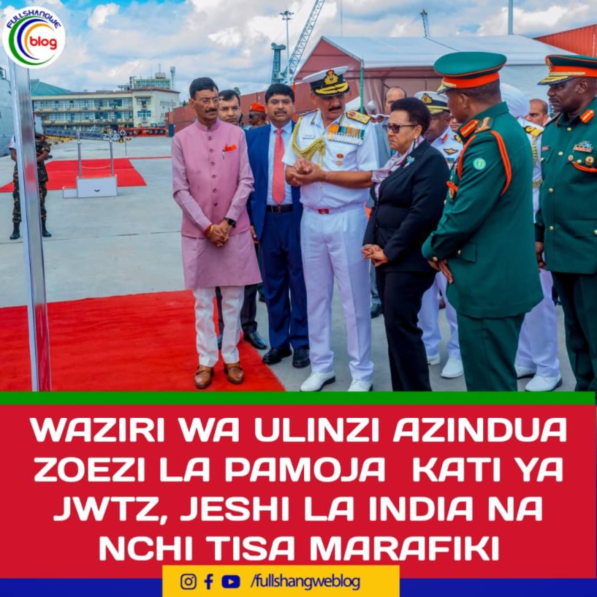 WAZIRI WA ULINZI AZINDUA ZOEZI LA PAMOJA KATI YA JWTZ, JESHI LA INDIA ...
