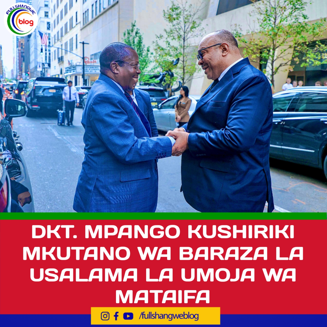 DKT. MPANGO AWASILI MAREKANI KUSHIRIKI MKUTANO WA BARAZA LA USALAMA LA ...