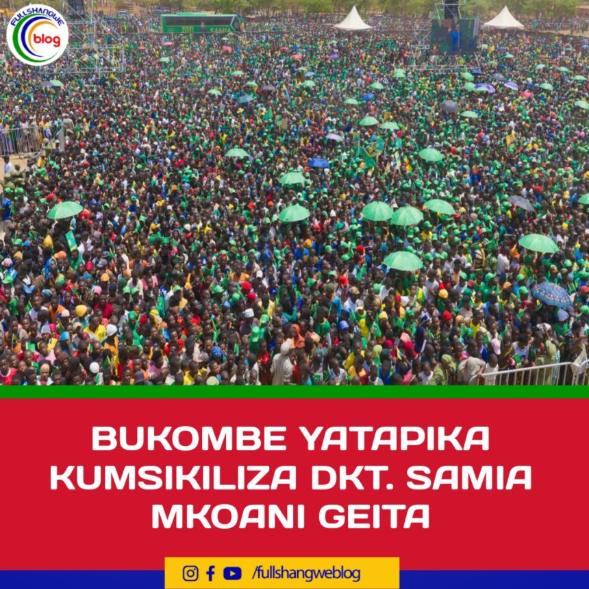 BUKOMBE YATAPIKA KUMSIKILIZA DKT. SAMIA MKOANI GEITA – Full Shangwe Blog