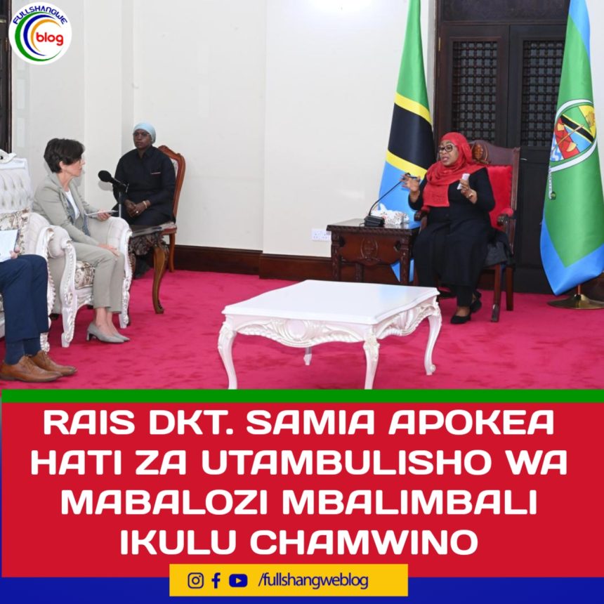 RAIS DKT. SAMIA APOKEA HATI ZA UTAMBULISHO WA MABALOZI MBALIMBALI IKULU ...