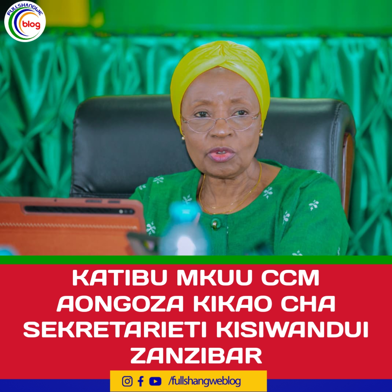 KATIBU MKUU CCM AONGOZA KIKAO CHA SEKRETARIETI KISIWANDUI ZANZIBAR ...