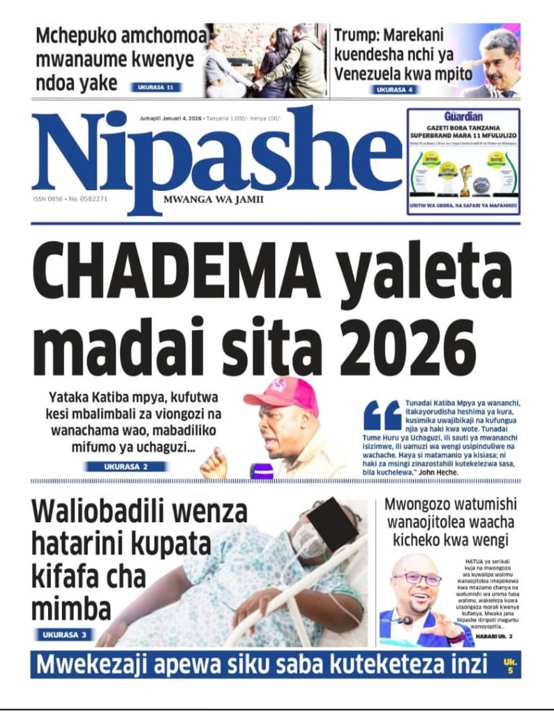 PITIA VICHWA VYA HABARI KATIKA MAGAZETI YA LEO JANUARI 04, 2026 – Full ...