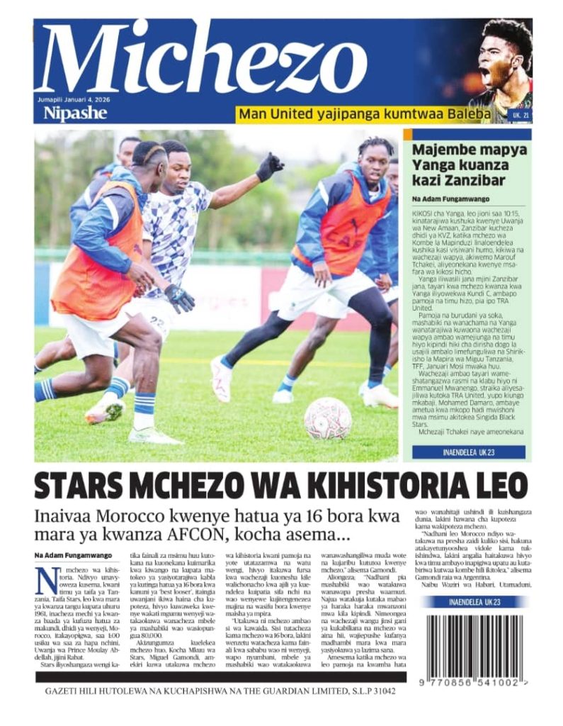 PITIA VICHWA VYA HABARI KATIKA MAGAZETI YA LEO JANUARI 04, 2026 – Full ...