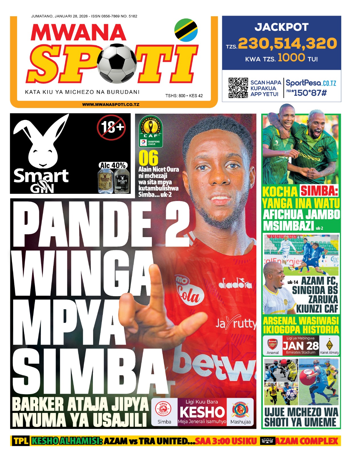 ‎PITIA VICHWA VYA HABARI KATIKA MAGAZETI YA LEO JANUARI 28, 2026 – Full ...
