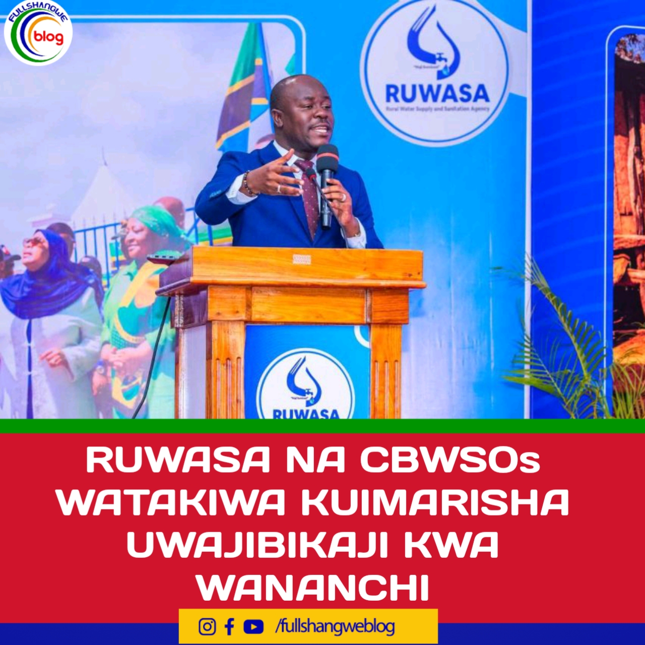 RUWASA NA CBWSOs WATAKIWA KUIMARISHA UWAJIBIKAJI KWA WANANCHI – Full ...