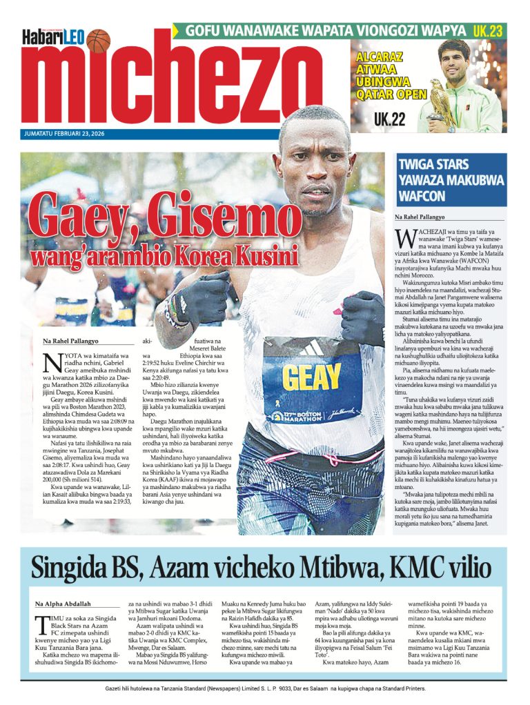 PITIA VICHWA VYA HABARI KATIKA MAGAZETI YA LEO FEBRUARI 23, 2026 – Full ...