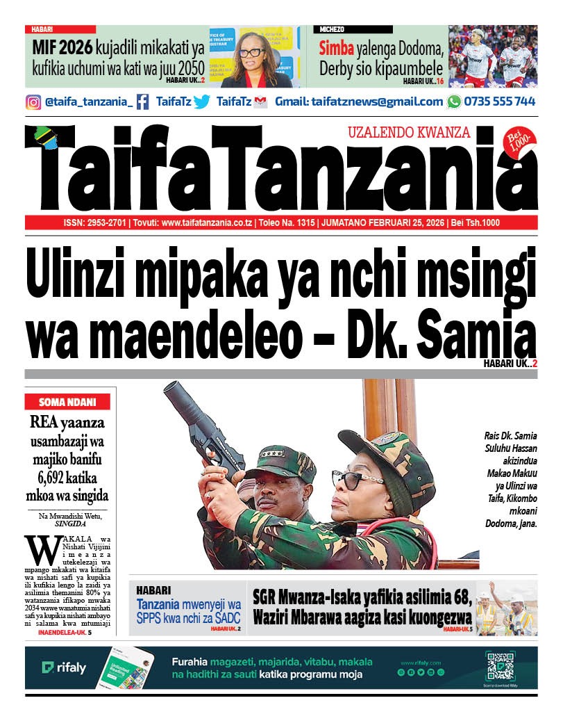 PITIA VICHWA VYA HABARI KATIKA MAGAZETI YA LEO FEBRUARI 25, 2026 – Full ...