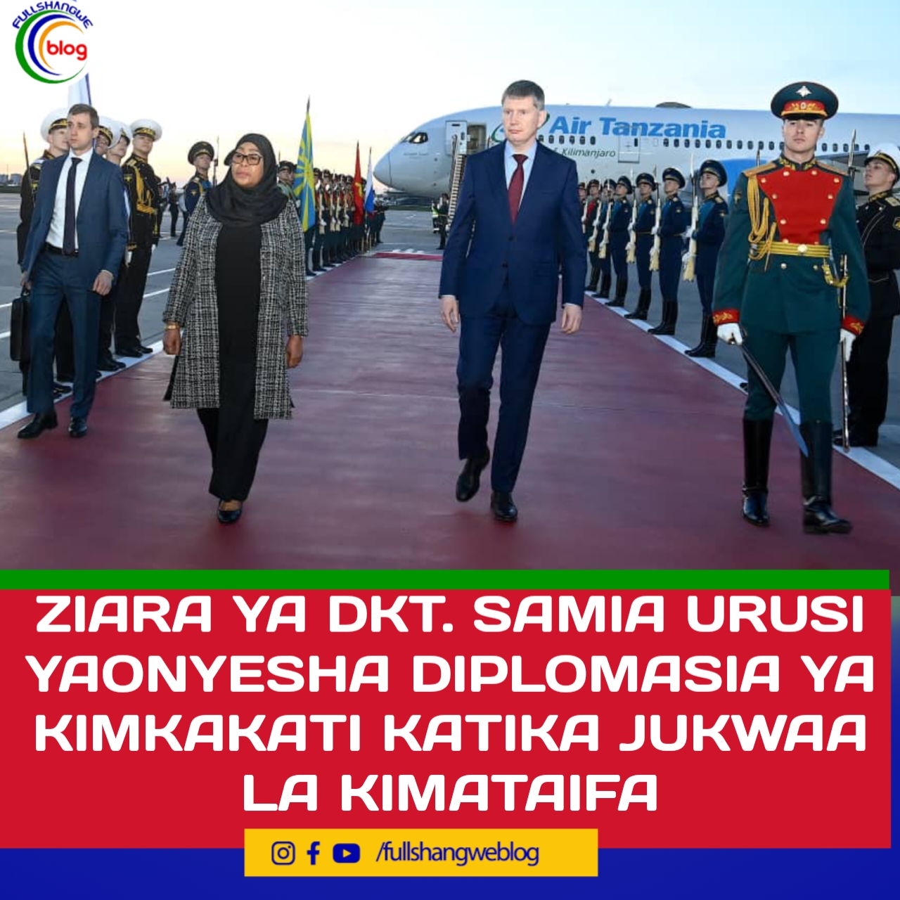 ZIARA YA SAMIA URUSI: TANZANIA INACHEZA KARATA ZAKE KIMKAKATI KATIKA ...